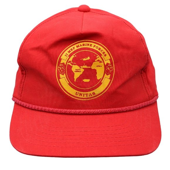 YoungAn Hat Co. | Accessories | Ii Mef Marine Forces Unitas Vintage Red ...